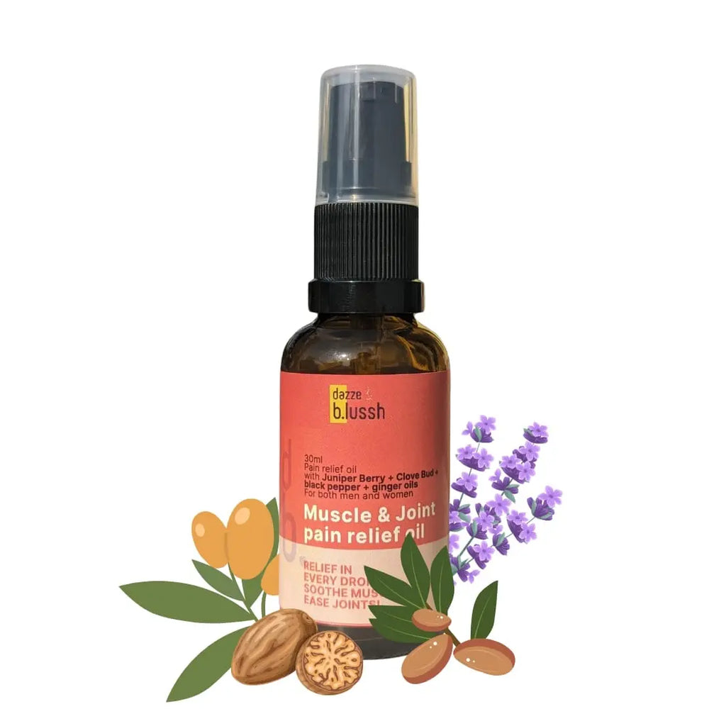 Muscle & Joint pain relief oil – Dazze and blussh
